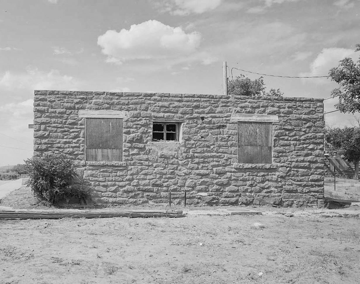 Historic Photo : Pinon Boarding School, Staff Quarters, Navajo Route 4 ...