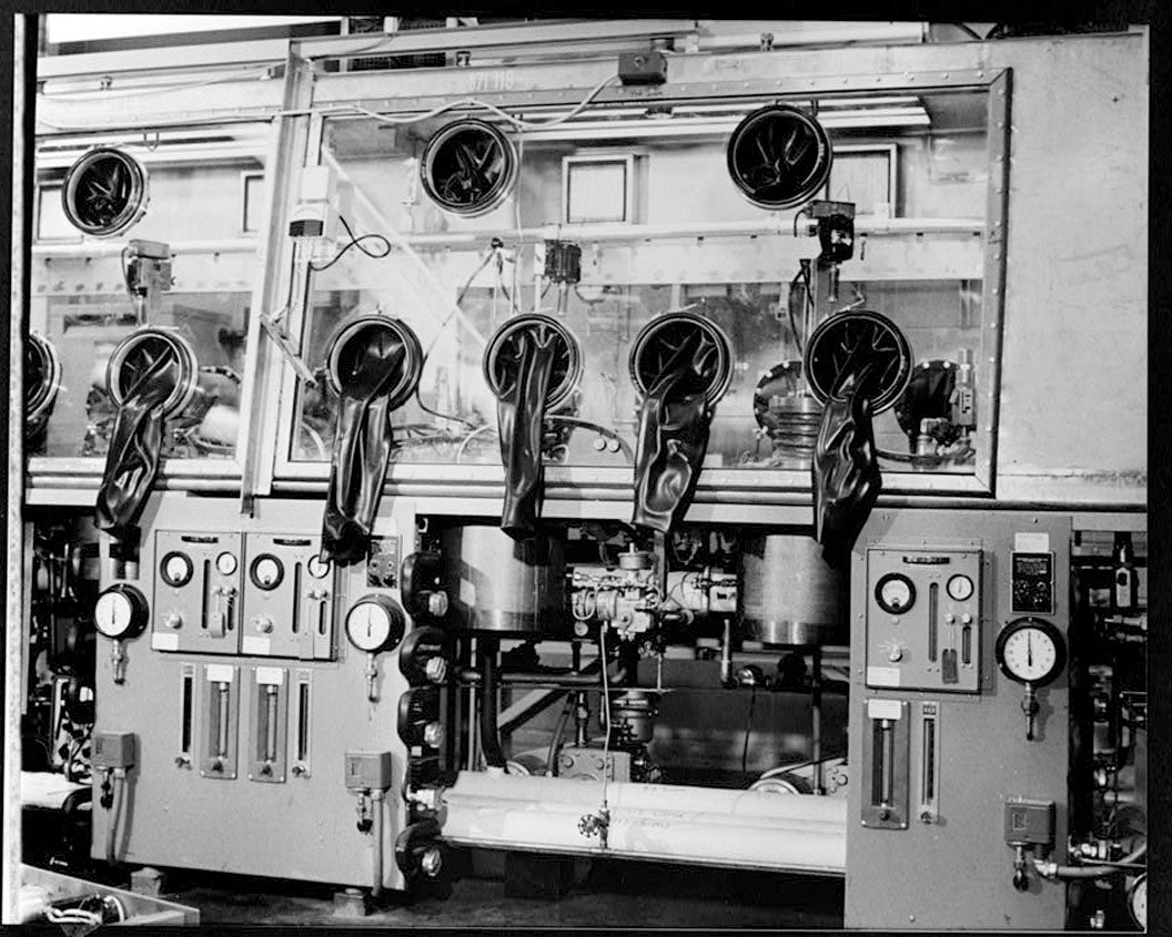Historic Photo : Rocky Flats Plant, Plutonium Fabrication, Central sec ...