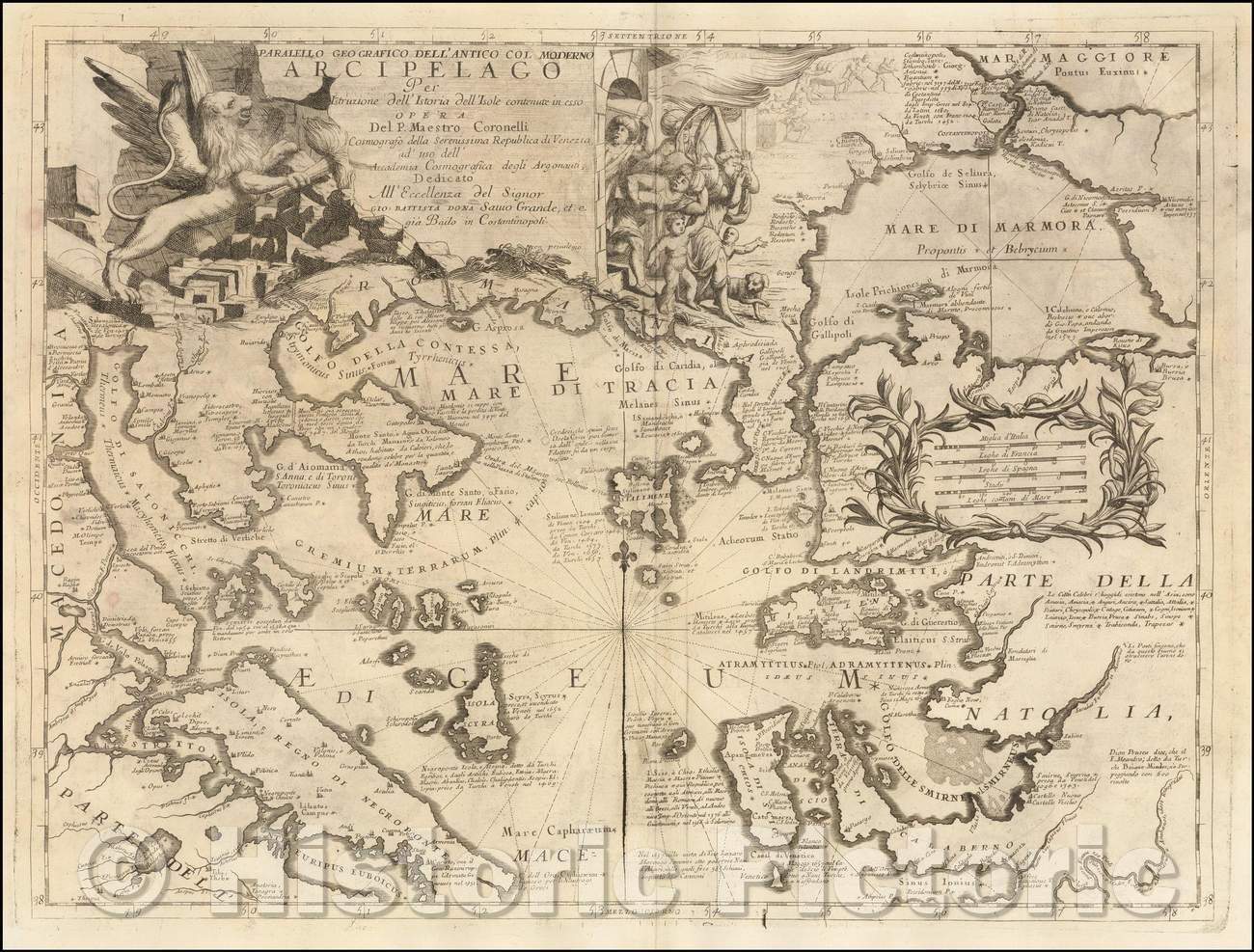 Historic Map - [Sea of Marmora & Northern Aegean Sea] Paralello Geog ...