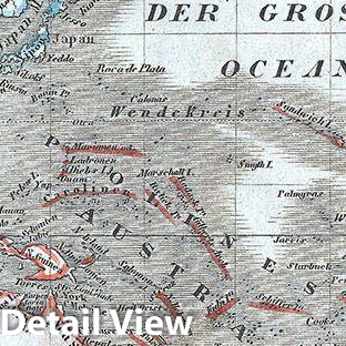 Historic Map : Meyer Map of The World on Mercator's Projection, 1849 ...